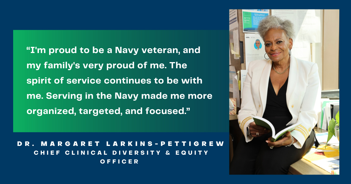 Veterans Voices: Dr. Margaret Larkins-Pettigrew | Highmark Health Blog